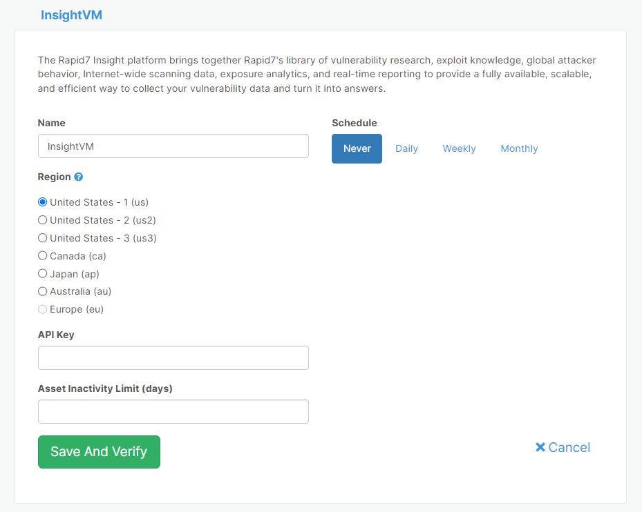 Rapid7 InsightVM Cloud Connector – Kenna FAQ